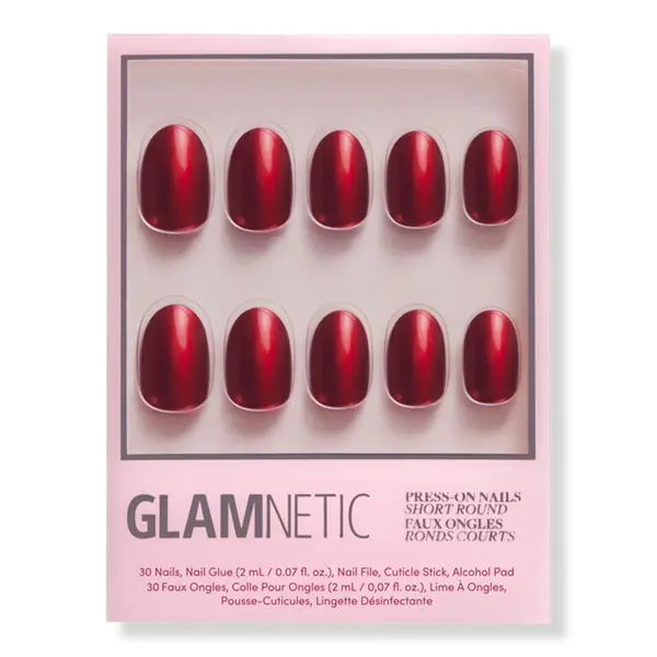 GLAMNETIC Cherry Glaze Press-on Nails