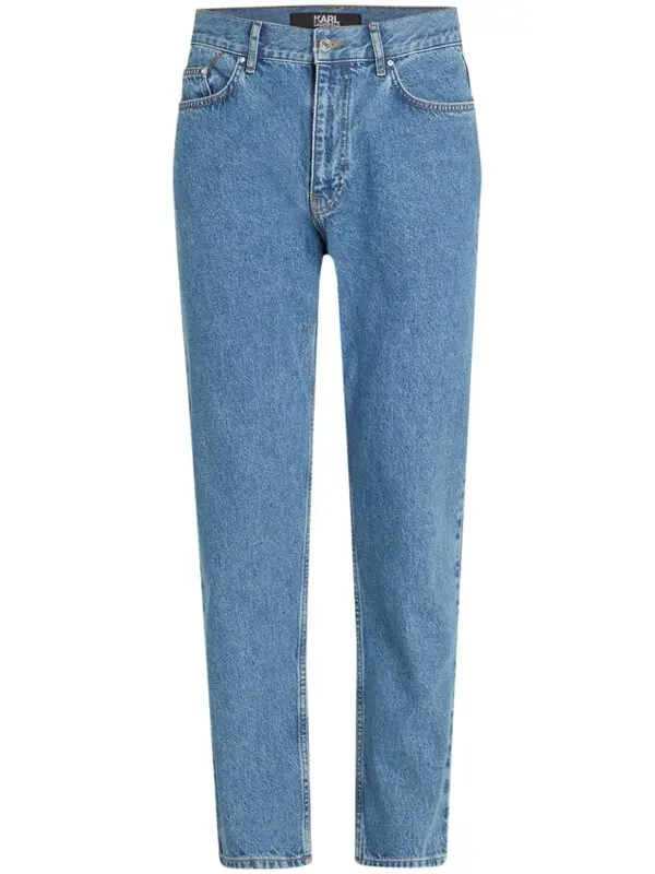 Karl Lagerfeld Mid-rise Tapered Jeans
