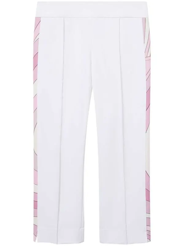 Emilio Pucci Iride-print Cropped Trousers