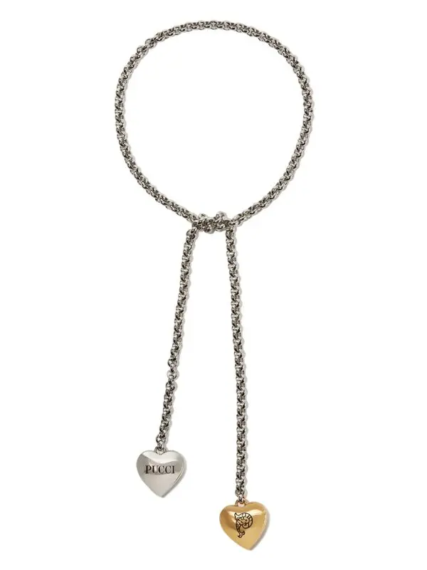 Emilio Pucci Heart Charm Necklace