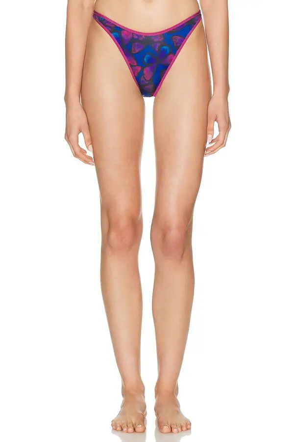 Heavy Manners High Cut Full Bikini Bottom - Farfalla
