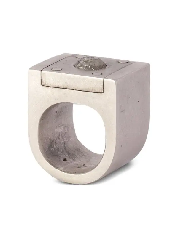 PARTS OF FOUR Plate Diamond Ring - Neutrals