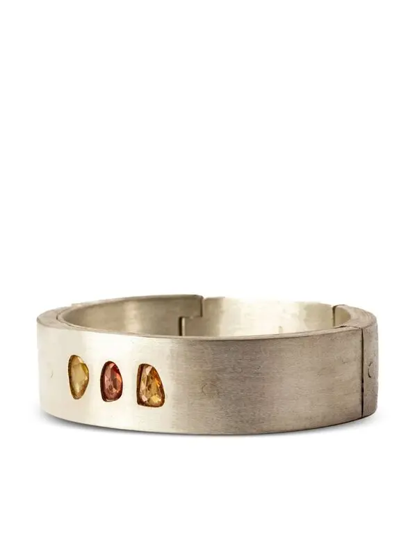 PARTS OF FOUR Sistema Sapphire-slab Bracelet - Neutrals