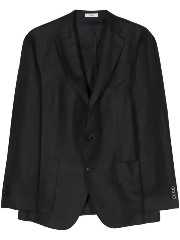 Boglioli Single-breasted Linen Blazer