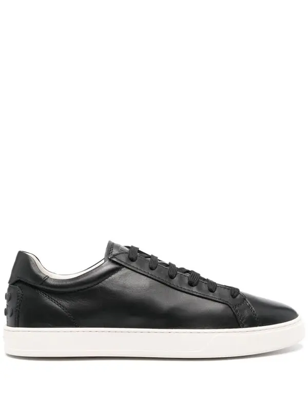 TOD'S Low-top Leather Sneakers - Black