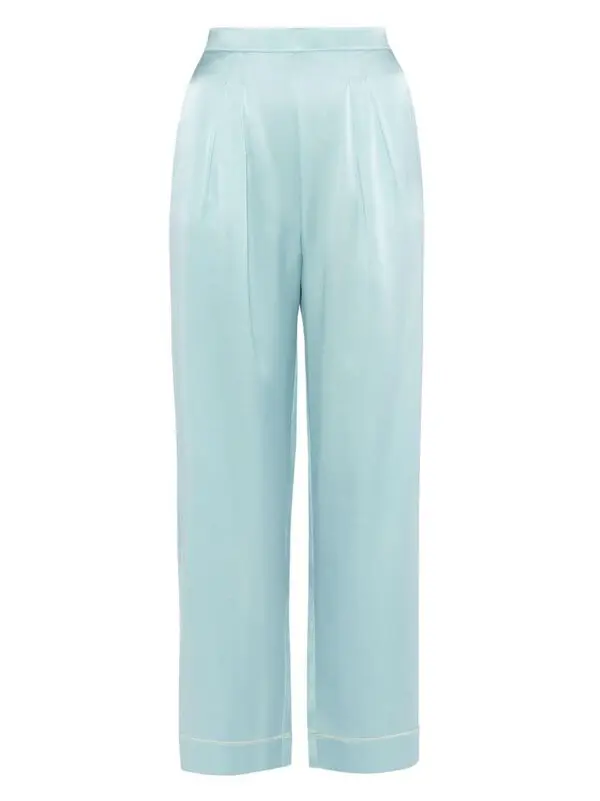 ERES Mondain Silk Pyjama Trousers - Blue