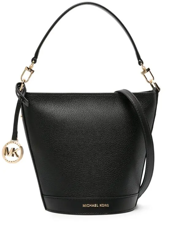 Michael Kors Townsend Leather Bucket Bag - Black