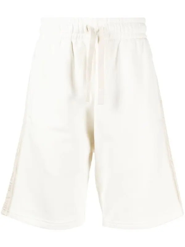 Palm Angels Logo-tape Cotton Track Shorts