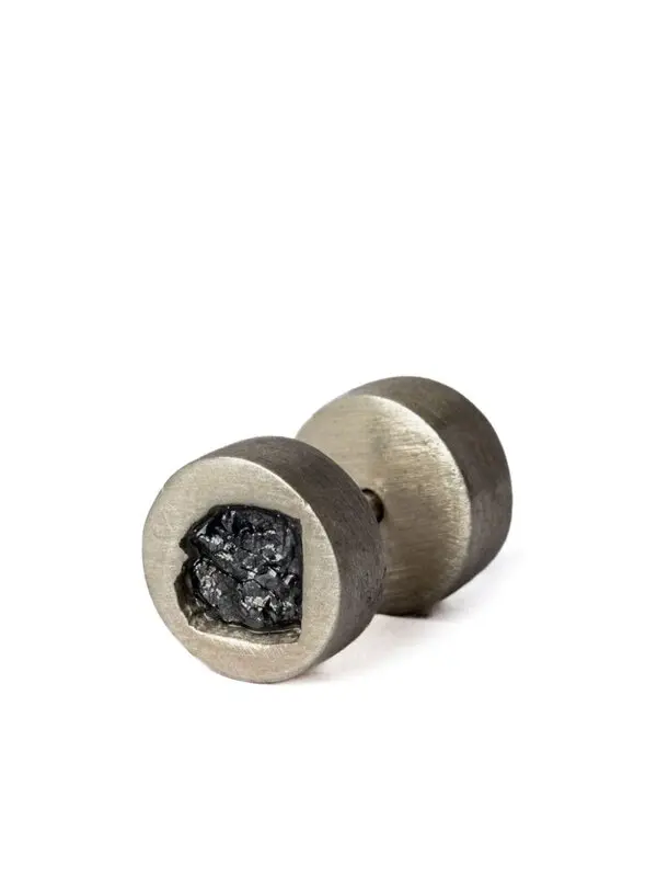PARTS OF FOUR Diamond-encrusted Stud Earring - Silver