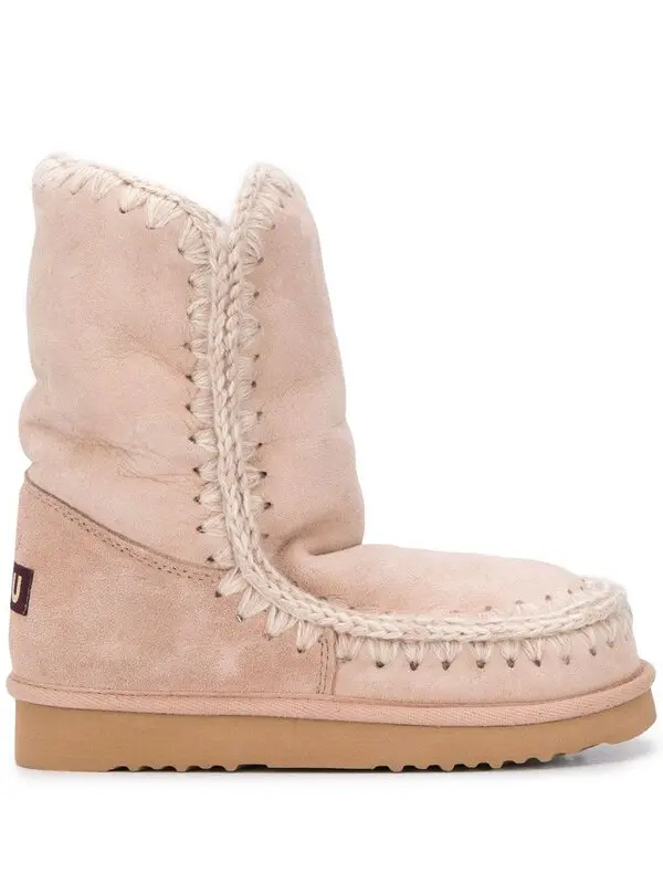 Mou
Eskimo crochet-stitch ankle boots