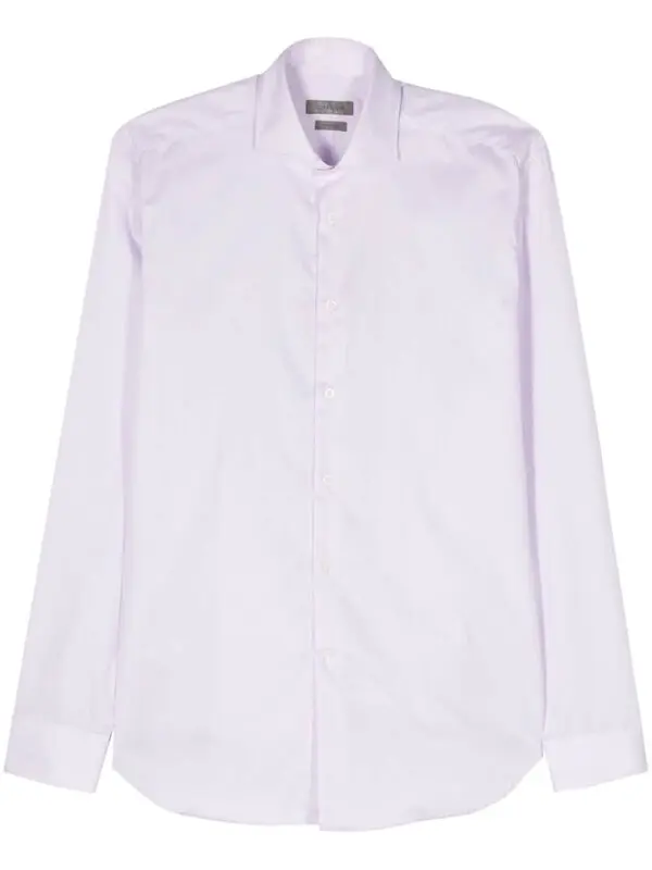 Corneliani Slub-texture Shirt - Pink