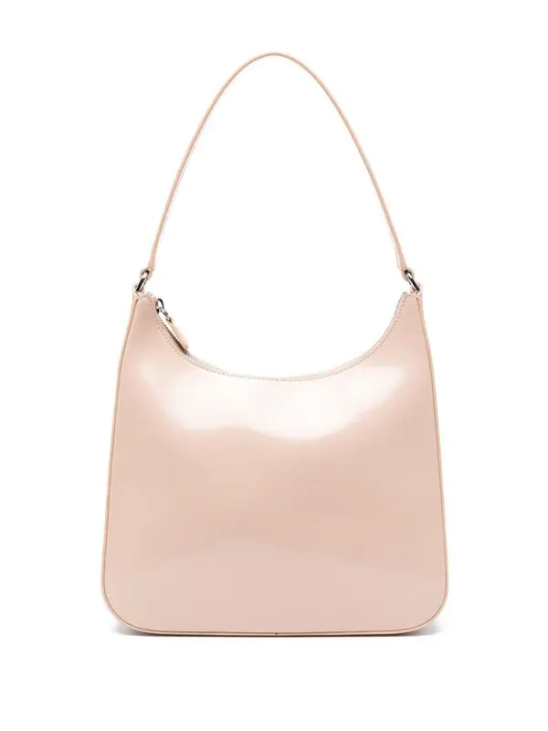 Staud Alec Leather Shoulder Bag - Neutrals