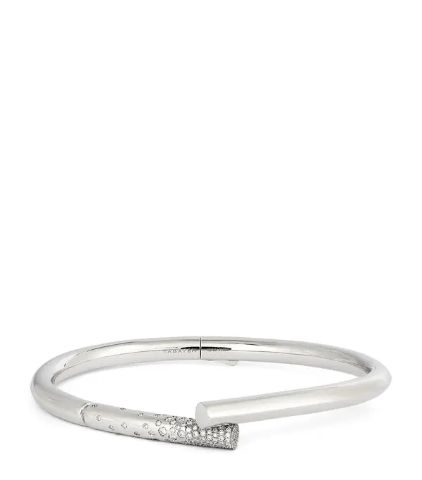 TABAYER Gold And Diamond Oera Bangle