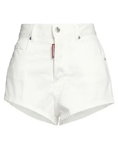 Dsquared2 Denim Hot Pants - White