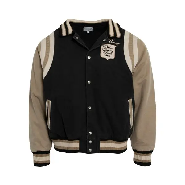Rhude Washed Canvas Varsity Jacket