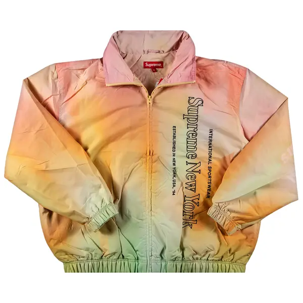 Supreme Side Logo Track Jacket 'yellow Gradient - Multi-color ...