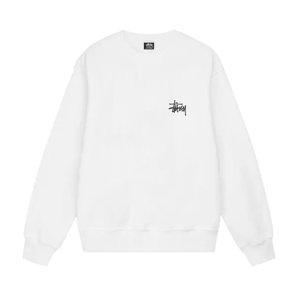 StÜssy Basic Crew - White