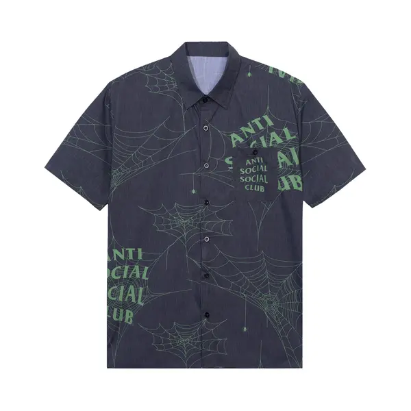 ANTI SOCIAL SOCIAL CLUB Crawling In The Dark Button Up - Black
