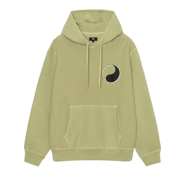 StÜssy X Our Legacy Drop Shadow Pigment Dyed Hoodie - Green