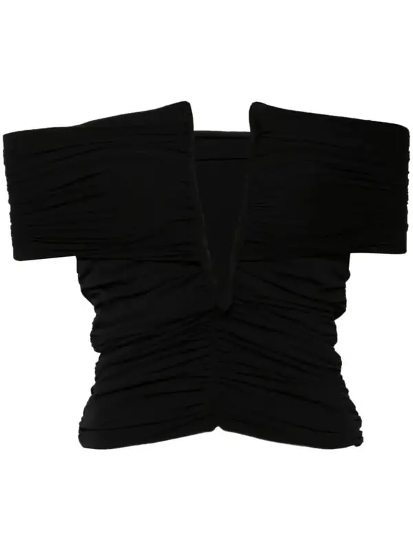Magda Butrym Off-the-shoulder Blouse - Black