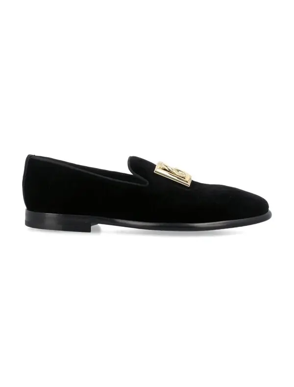 Buy Dolce & Gabbana Slippers With Dg Logo - Black At 33% Off | Editorialist