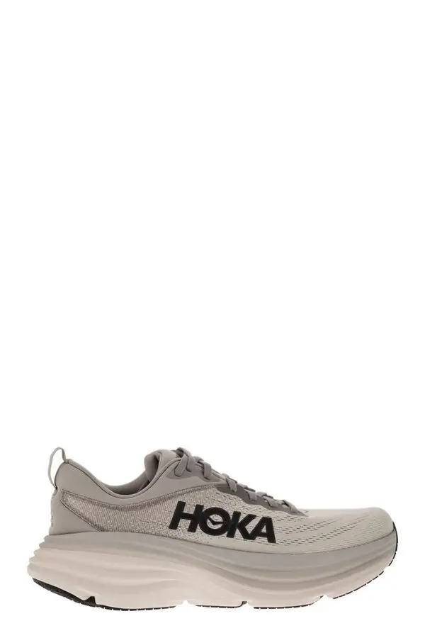 Hoka Bondi 8 Sneakers - Grey