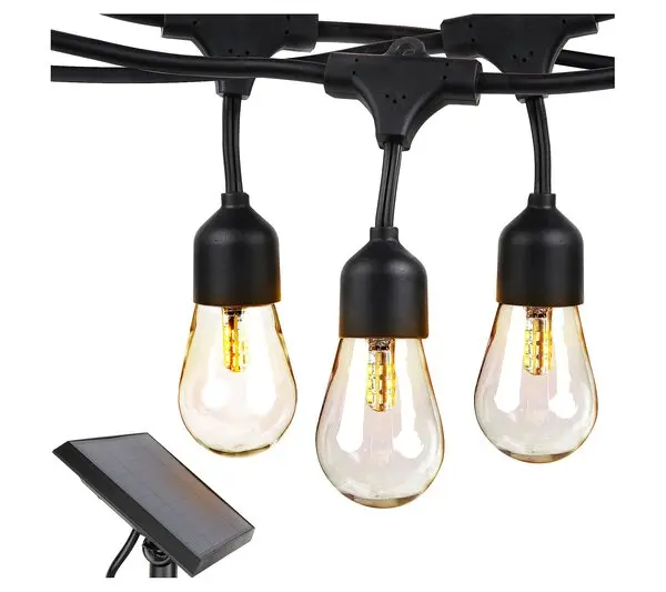 BRIGHTECH Ambience Pro Solar Led 1w 27ft Hangin G String Lights