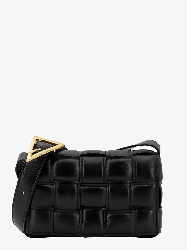 Bottega Veneta Padded Cassette Crossbody Bag - Black | Editorialist