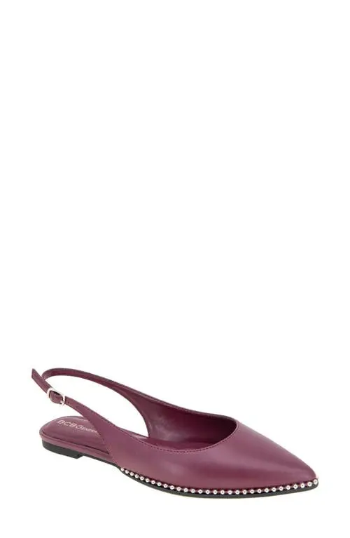 Bcbgmaxazria Valerie Slingback Pointed Toe Flat - Windsor Wine