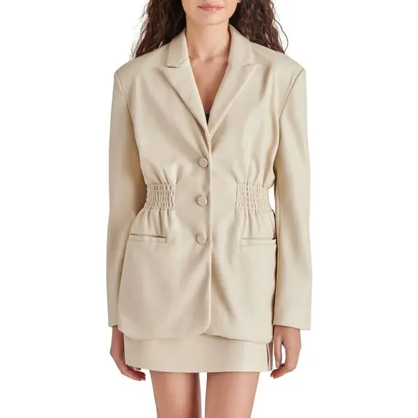 Steve Madden Frida Faux Leather Blazer