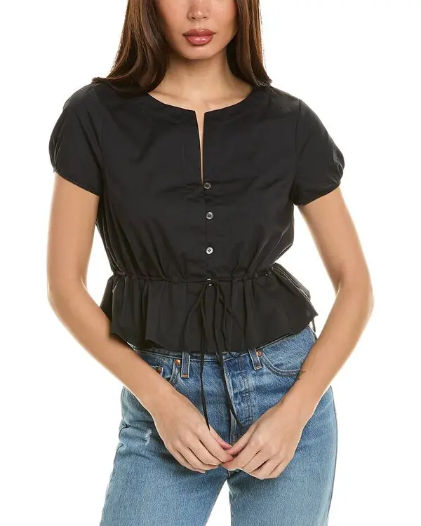Buy Staud Jules Top - Black At 76% Off | Editorialist