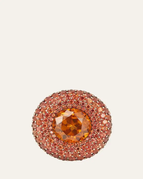 Vram One-of-a-kind Ring With Zircon And Sapphires