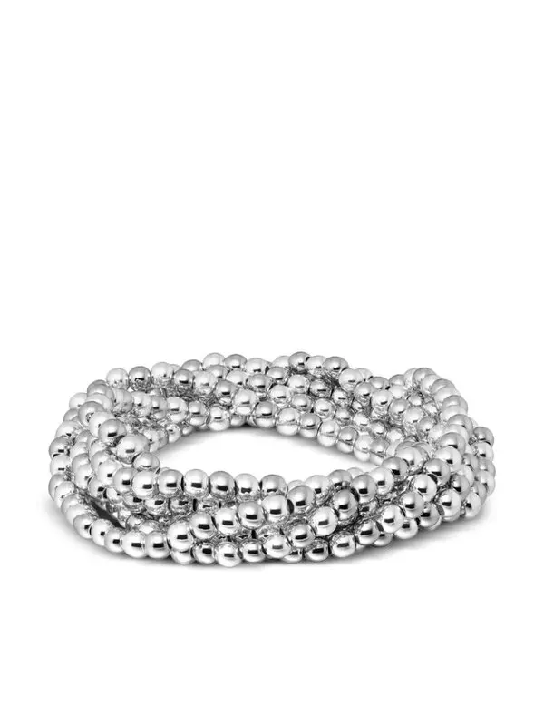 ROXANNE ASSOULIN Baby Bubble Multi-band Bracelet - Silver