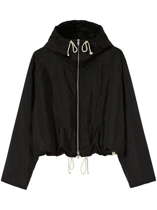 JIL SANDER Zip-up Hooded Jacket
