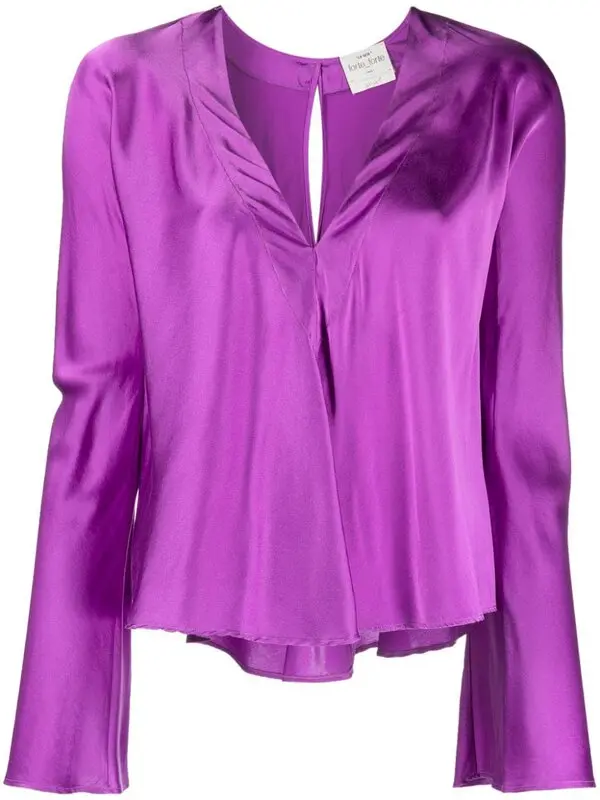 FORTE_FORTE V-neck Blouse