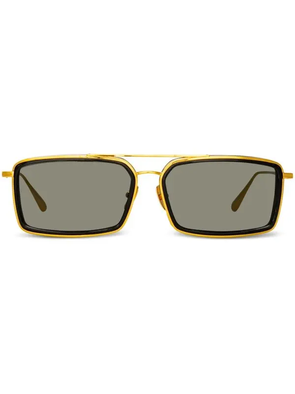 Linda Farrow Square Frame Sunglasses