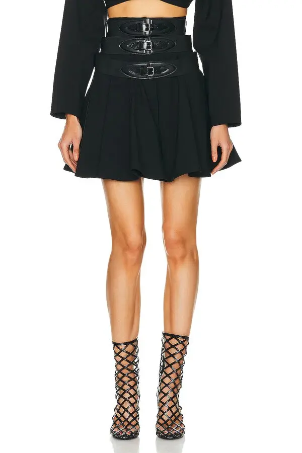 Alaïa Buckle Skirt - Noir Ala?a