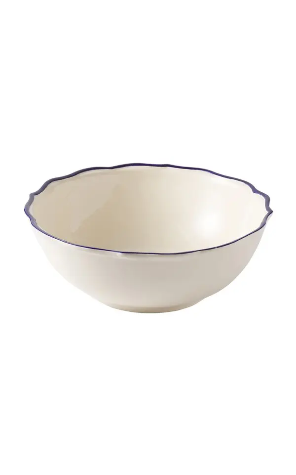 MAISON MADISON Jane Ceramic Serving Bowl - Blue | Editorialist
