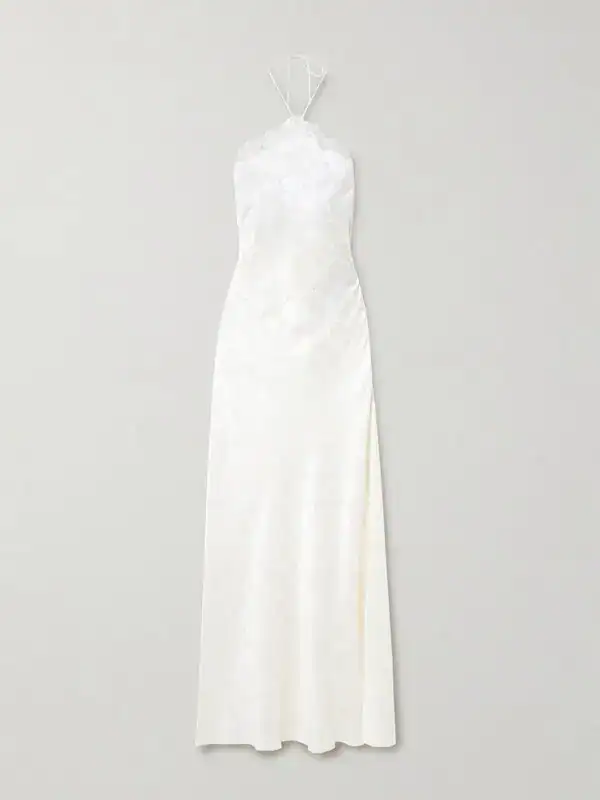 Stella McCartney White Vine Print Dress
