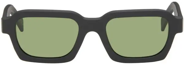 Retrosuperfuture Black Caro Sunglasses Black Matte Editorialist