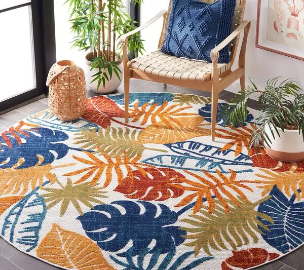 SAFAVIEH Cabana 831 Series 4' X 4' Round