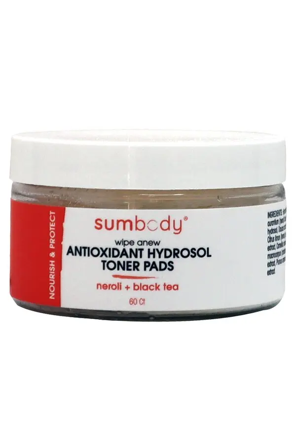 SUMBODY Wipe Anew Antioxidant Hydrosol Toner Pads 60 Ct
