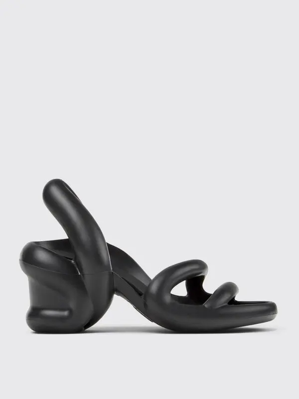 Camper Heeled Sandal - Black