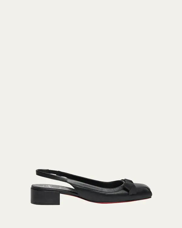CHRISTIAN LOUBOUTIN Mamaflirt Sling Ballerina Pumps - Black