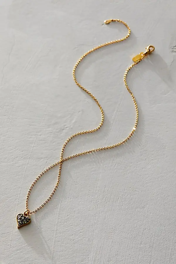MARLY MORETTI Small Heart Pendant Necklace - Multicolor