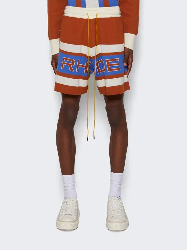Rhude Racing Knit Short - Multicolor