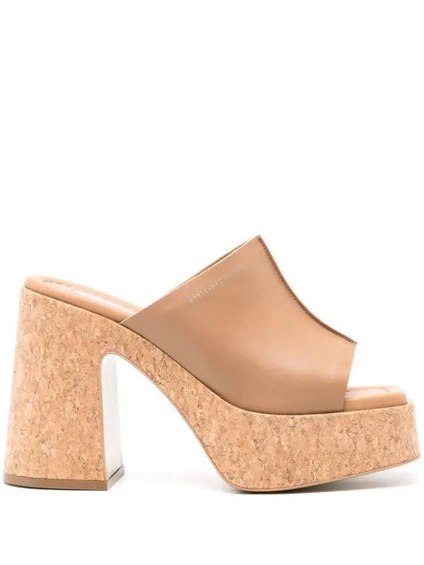 Stella McCartney 110mm Skyla Sandals - Neutrals