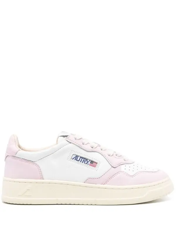 AUTRY Medalist Leather Sneakers - Pink