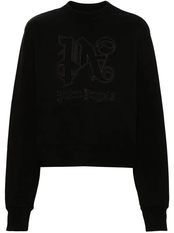 Palm Angels Monogram Statement Sweatshirt