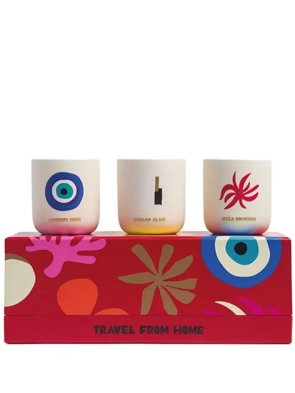 Assouline Travel Set From Home Scented Candles - Neutrals